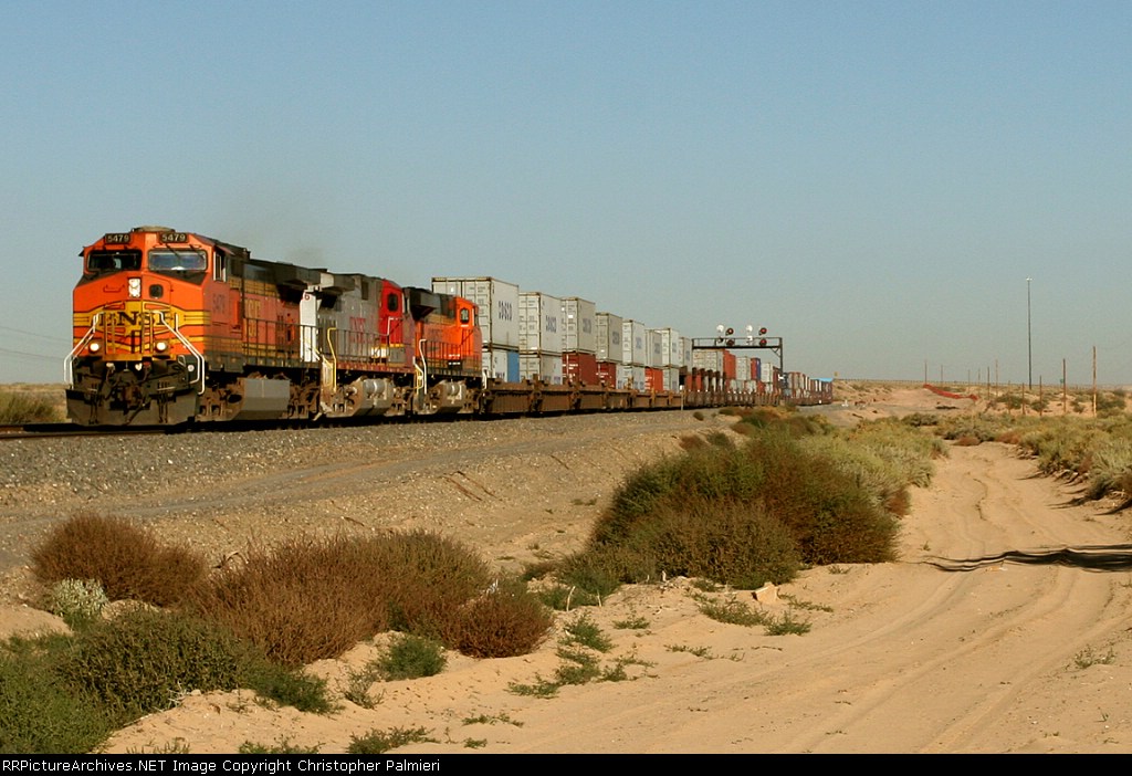 BNSF 5479, 736, and 7777